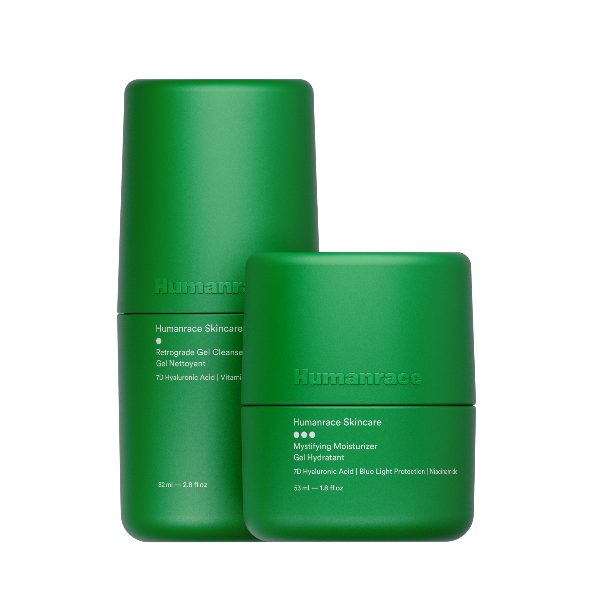 Humanrace Skincare | 7D Facial Gel Cleanser & Moisturizing Kit