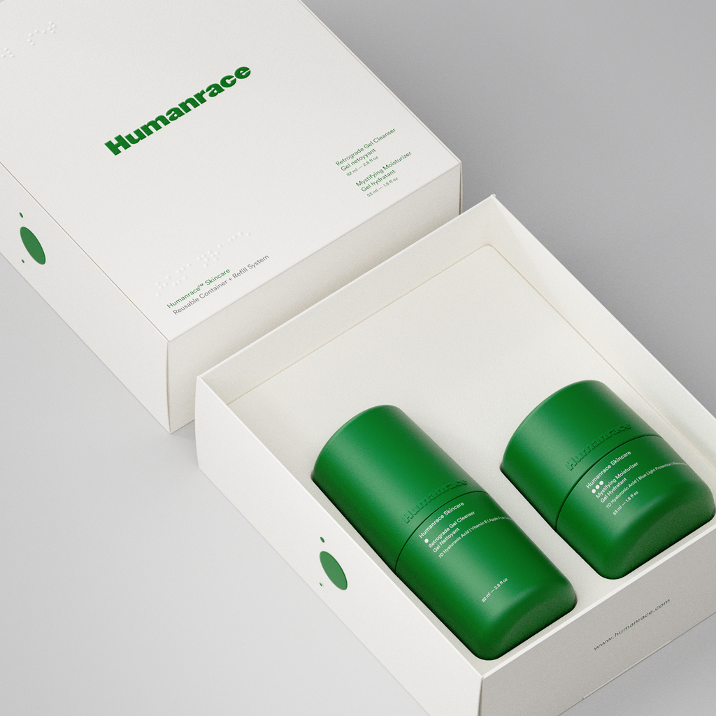 Humanrace Skincare | 7D Facial Gel Cleanser & Moisturizing Kit